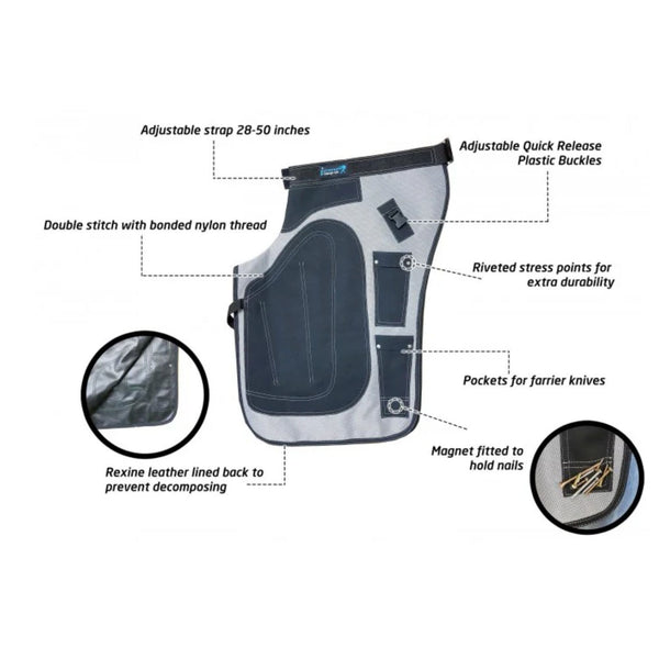 Farrier Hoof Kit with Chaps for Professional Equine Care – MHAY INDUSTRIES