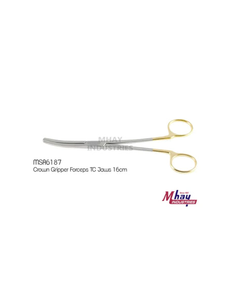 16cm Crown Gripper Forceps with TC Jaws for Dental Procedures – MHAY ...